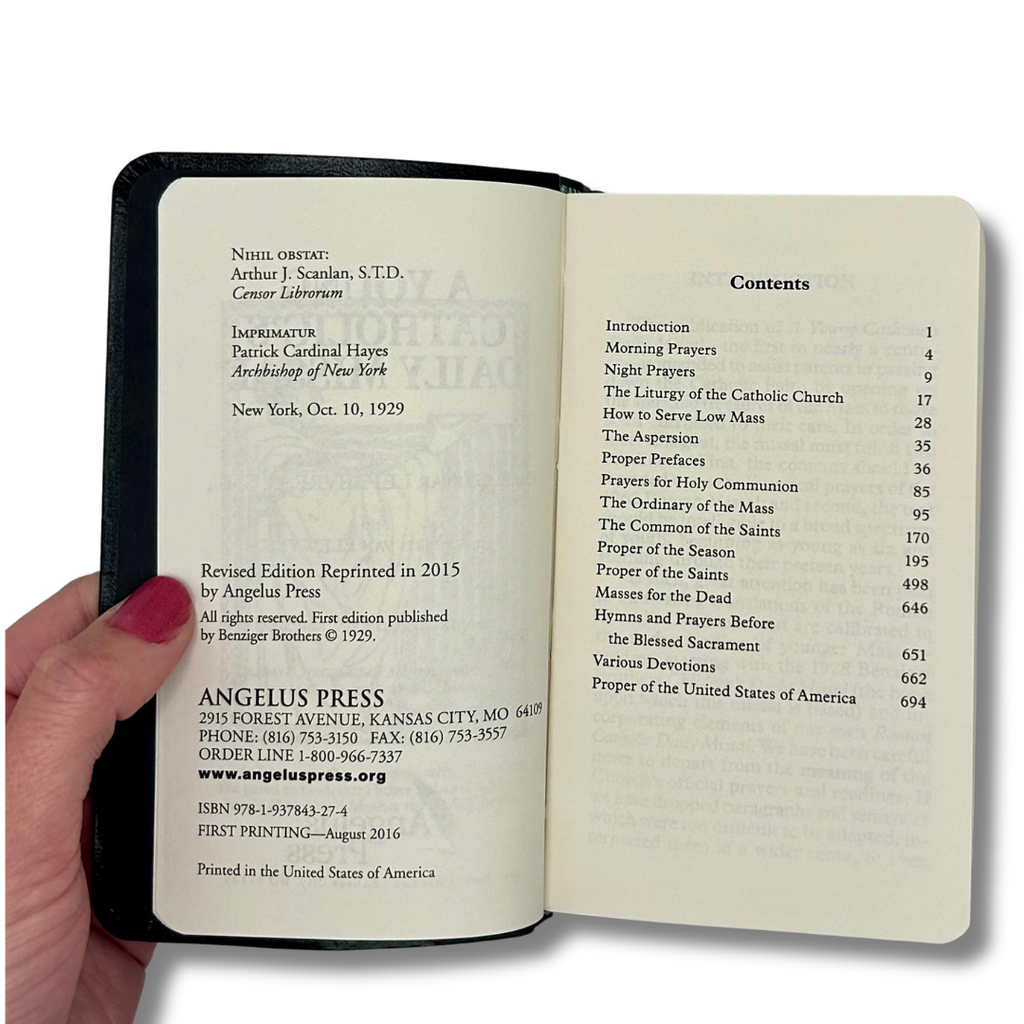A Young Catholic's Daily Missal - Angelus Press