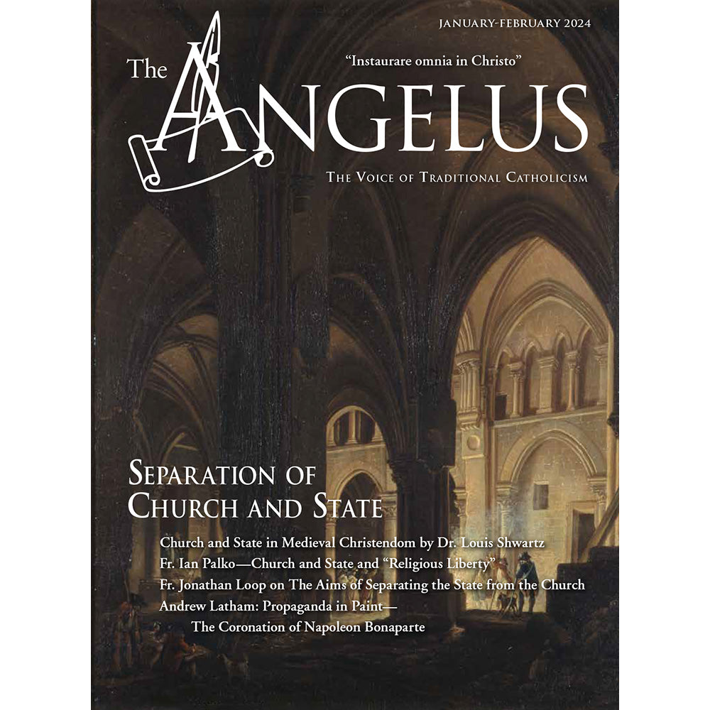 Angelus January February 2024 Separation of Church and State - Angelus ...