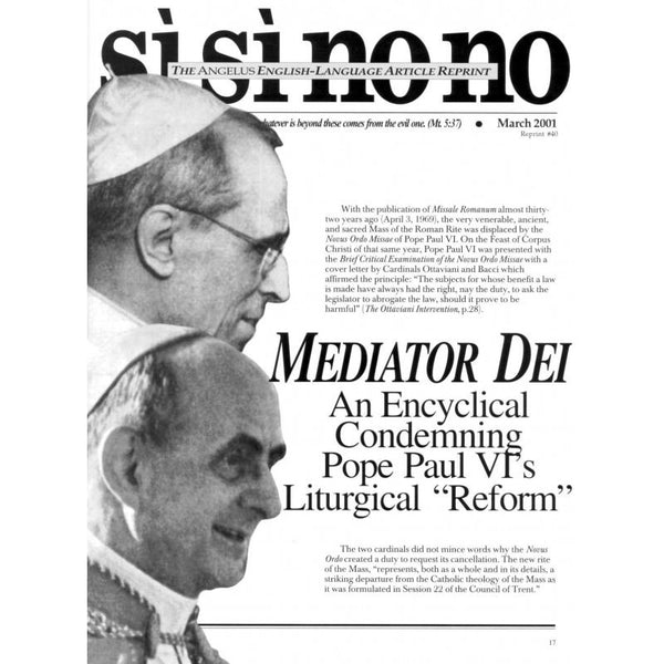 Sisinono #40 Mar 2001 - Angelus Press