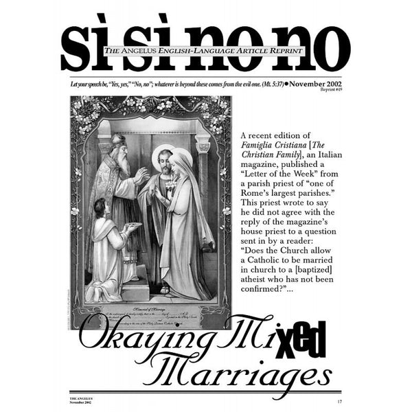 Sisinono #49 Nov 2002 - Angelus Press