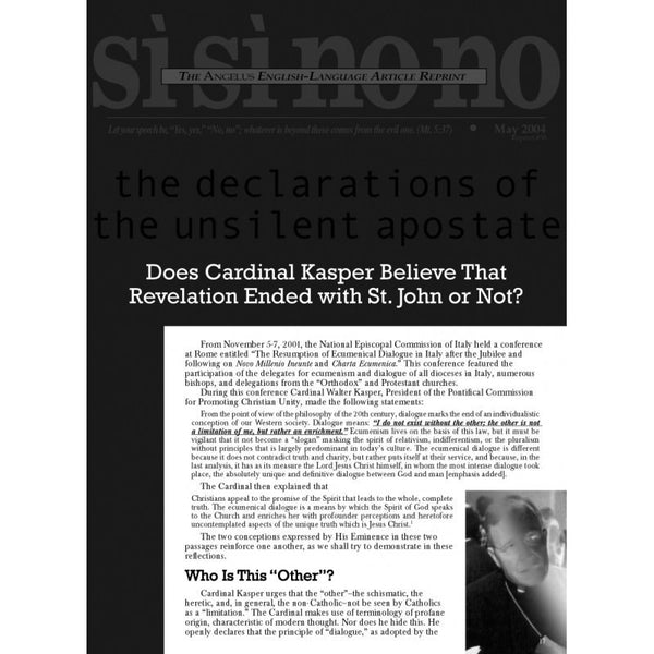 Sisinono #58 May 2004 - Angelus Press