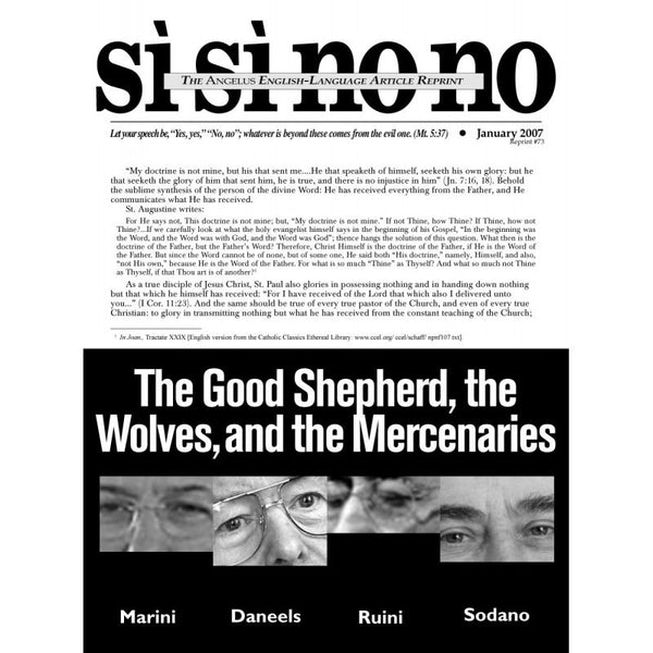 Sisinono #73 Jan 2007 - Angelus Press