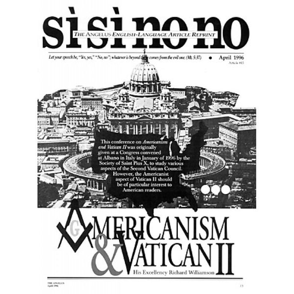 SiSiNoNo #15 April 96 - Angelus Press