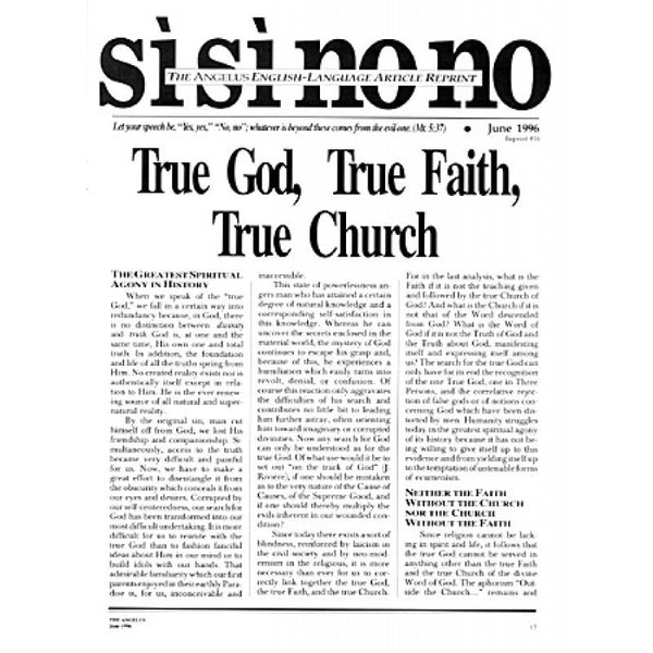 Sisinono #16 Jun 96 - Angelus Press